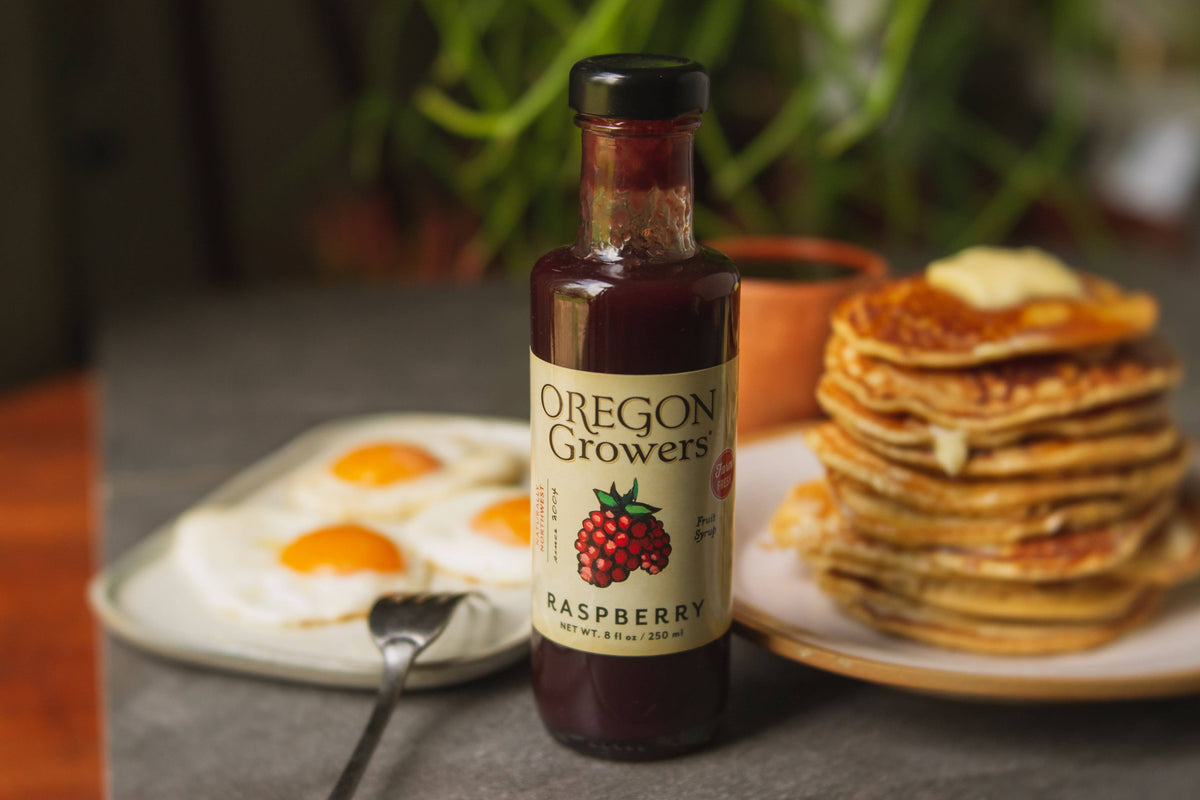 Raspberry Fruit Syrup by Oregon Growers 8 oz Made in USA (Copy ...