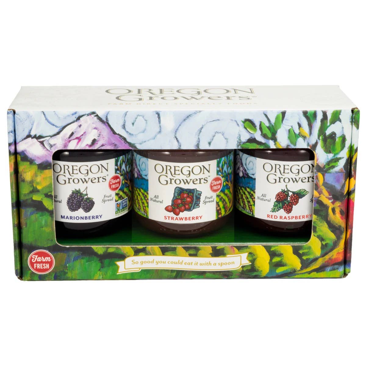 Oregon Berry Gift Trio Boxed Gift Set Grown and Made in USA ...
