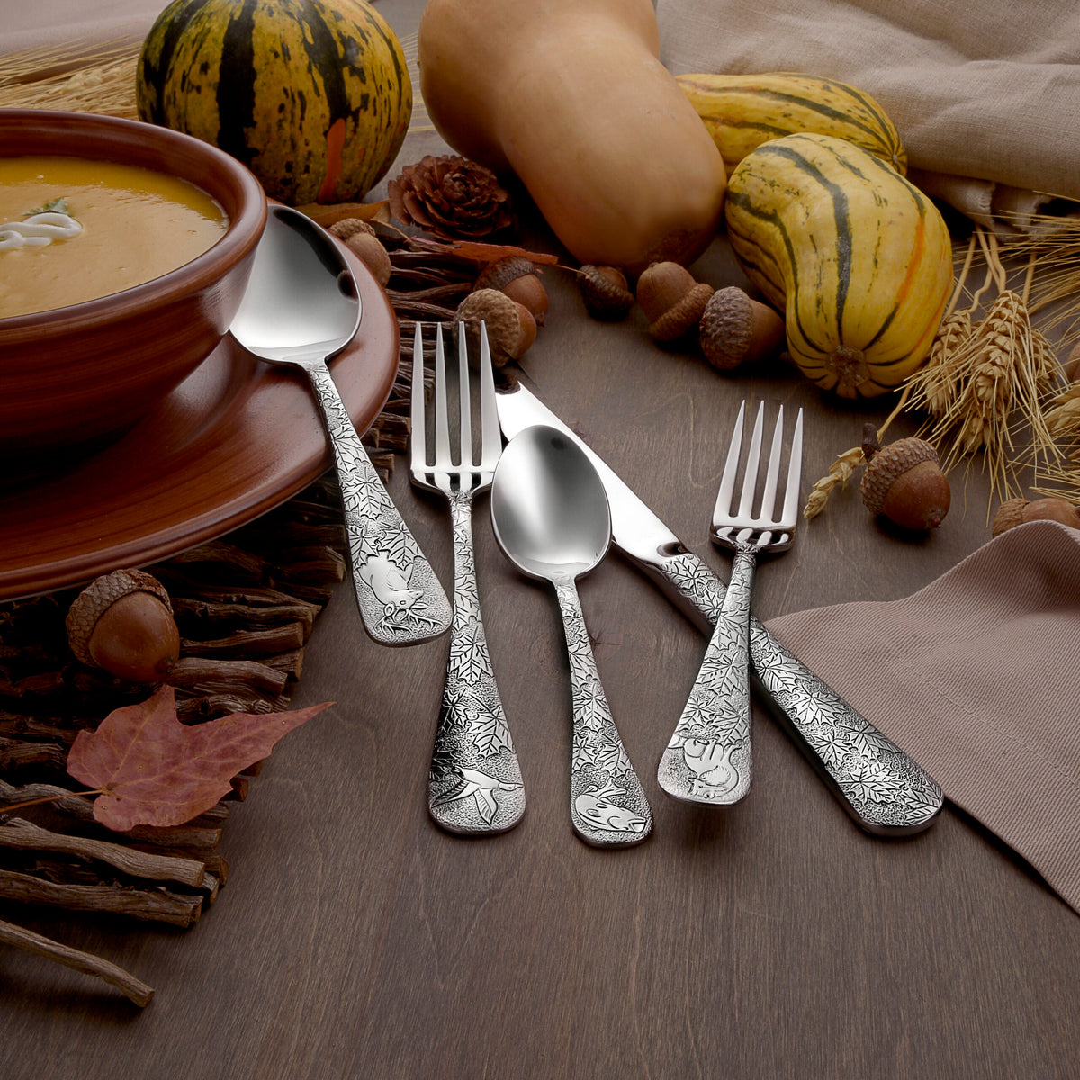 New American Outdoors Flatware Set 65 Piece Set – MadeinUSAForever