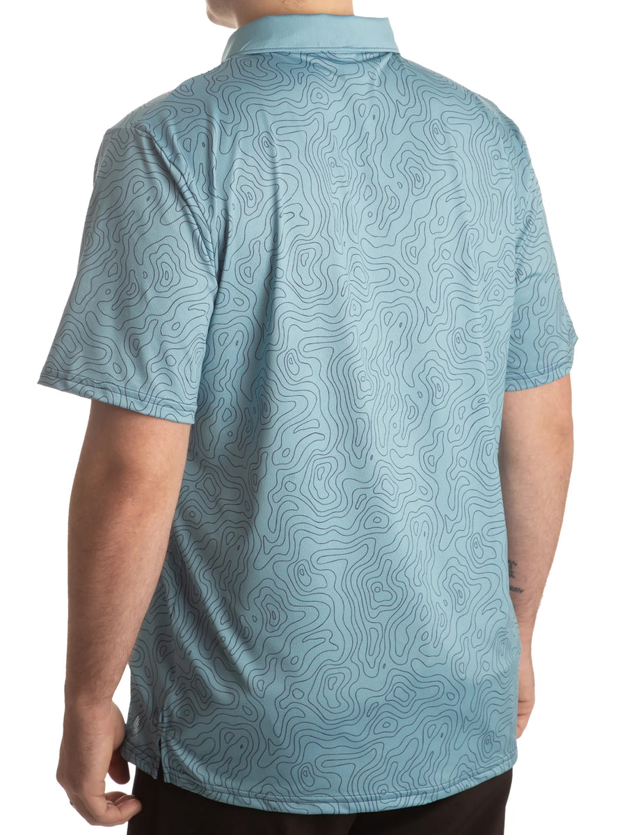 Sale: “Boss Shirt” Water Depth Mesh Performance Sports Polo Shirt Made ...