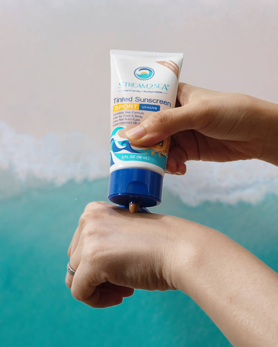 Tinted Mineral Sport Sunscreen SPF 20 | Travel Size 1 oz – MadeinUSAForever