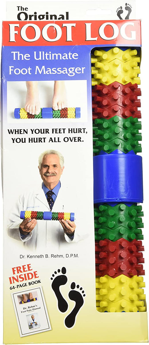 Foot Log Relieves Foot Massager Rainbow Made in USA – MadeinUSAForever