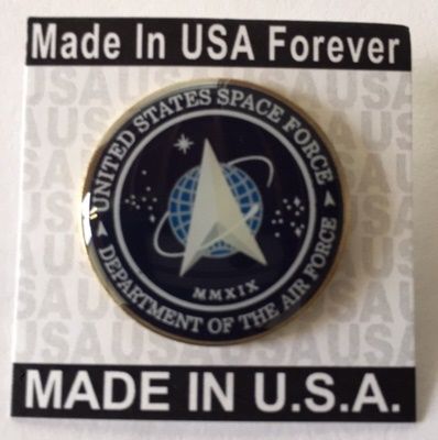 Clearance: Supplies Limited Space Force Flag Pin Made in USA ...