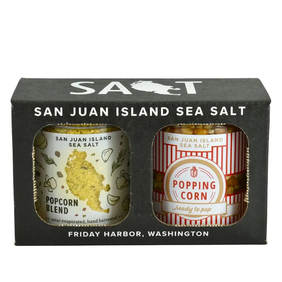 Movie Night Two Pack Can of Popping Corn & Popcorn Salt – MadeinUSAForever