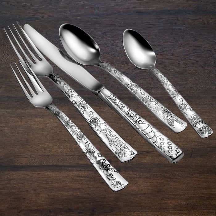 Liberty Patriotic Stainless Flatware - 65 Piece Set Made in USA ...